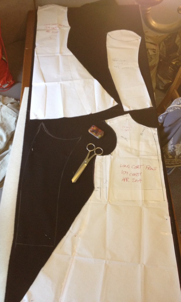 Laying out the Coat Pattern | The 1642 Tailor
